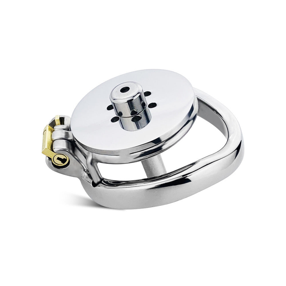 Chastity Device With Urethral Insert – metalchastity