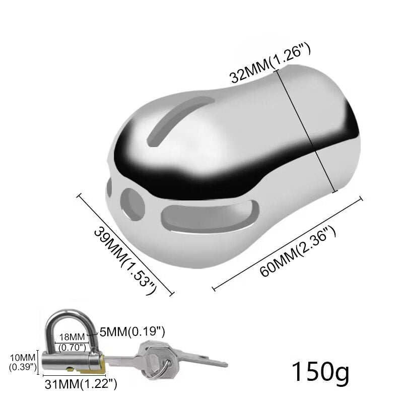 Prince Albert Chastity Cage – metalchastity