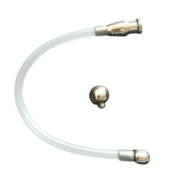 Stainless Steel and Silicone Urethral Sound – metalchastity
